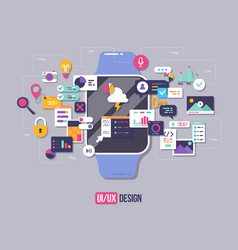 The process of developing interface for digital Vector Image