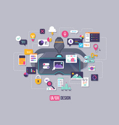 The process of developing interface for digital Vector Image