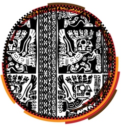 Incas font Royalty Free Vector Image - VectorStock