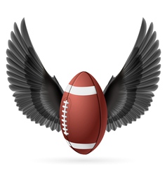 Flying ball Royalty Free Vector Image - VectorStock