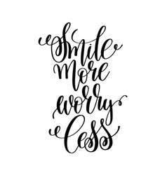 Need more coffee - black and white hand lettering Vector Image