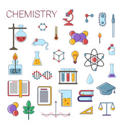 Chemistry science background Royalty Free Vector Image