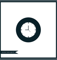 Clock icon simple Royalty Free Vector Image - VectorStock