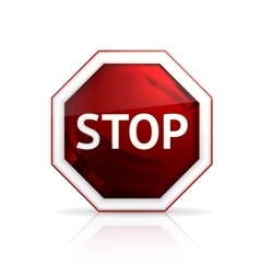 Stop sign Royalty Free Vector Image - VectorStock
