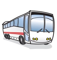 Happy bus Royalty Free Vector Image - VectorStock