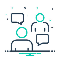 Incoming message notification icon Royalty Free Vector Image