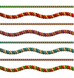 Ropes and knots Royalty Free Vector Image - VectorStock