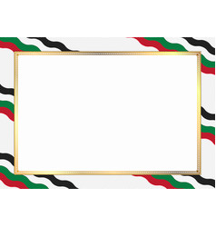 Border made with palestine national colors Vector Image