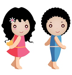Cute girl Royalty Free Vector Image - VectorStock