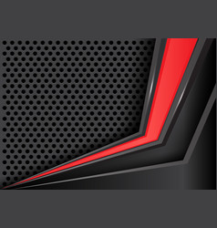 Abstract red fabric wave metal circle mesh Vector Image