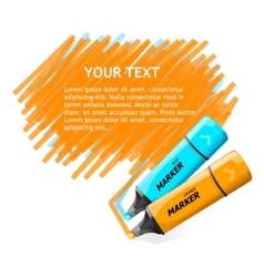 Marker text box Royalty Free Vector Image - VectorStock