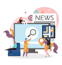 Young computer user Royalty Free Vector Image - VectorStock