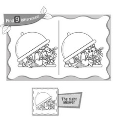 Find 9 differences game soap Royalty Free Vector Image