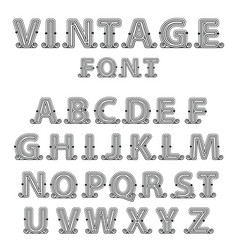 Decorative letter shapes Royalty Free Vector Image Decorative letter shapes Royalty Free Vector Image