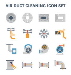 Air duct cleaning Royalty Free Vector Image - VectorStock