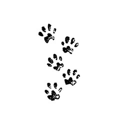 Dotwork Human Footprint Royalty Free Vector Image