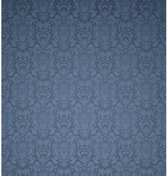 Classic vintage seamless pattern in blue Vector Image