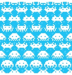 Old school game pattern Royalty Free Vector Image