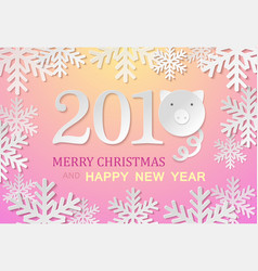 Cute pig number four character Royalty Free Vector Image