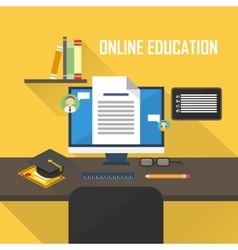 English language learning concept Royalty Free Vector Image