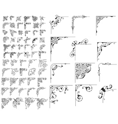 36 corners Royalty Free Vector Image - VectorStock