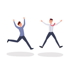 Conversation between two people cartoon Royalty Free Vector