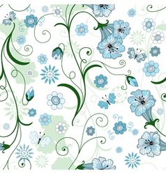 Seamless floral pattern Royalty Free Vector Image