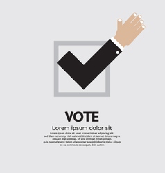 Vote no Royalty Free Vector Image - VectorStock