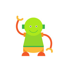Waving Mechanic Cartoon Royalty Free Vector Image