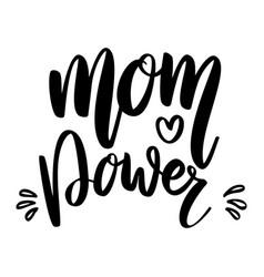 Lettering super mama Royalty Free Vector Image