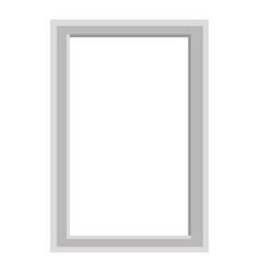 Simple square frame with pushpins Royalty Free Vector Image