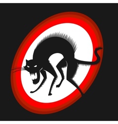 Poor cat Royalty Free Vector Image - VectorStock