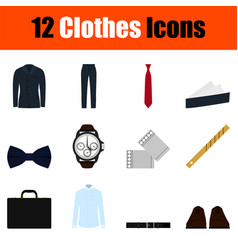 Fashion color icon set Royalty Free Vector Image
