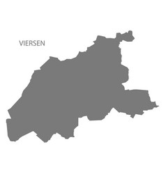 Lippe grey county map north rhine-westphalia de Vector Image