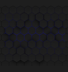 Abstract green hexagonal background futuristic Vector Image