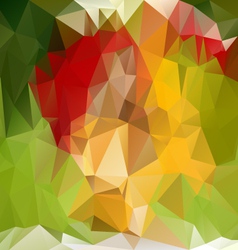 Sunny green meadow polygonal triangular pattern Vector Image