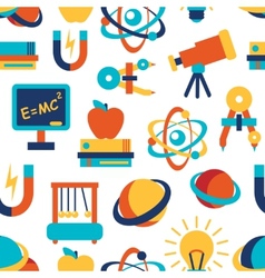 Physics seamless wallpaper Royalty Free Vector Image