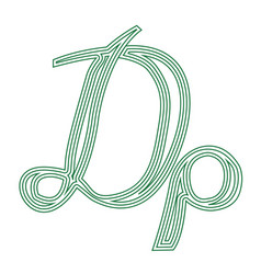 Drachma greece greek currency symbol icon Vector Image