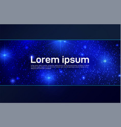 Blue star background Royalty Free Vector Image