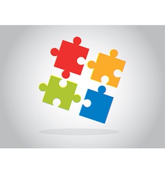 Puzzle icon Royalty Free Vector Image - VectorStock