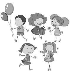 Children Royalty Free Vector Image - VectorStock