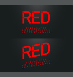 3d bold funny number 4 heavy type for modern Vector Image