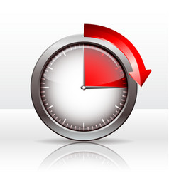 Timer sign icon 30 minutes stopwatch symbol Vector Image