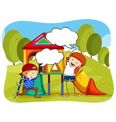 Playhouse Royalty Free Vector Image - VectorStock