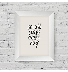Small steps every day Royalty Free Vector Image