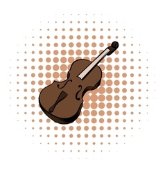 Violin icon cartoon Royalty Free Vector Image - VectorStock