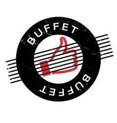 Buffet rubber stamp Royalty Free Vector Image - VectorStock