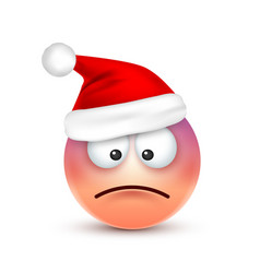 Smileyemoticon red emoji face with emotions Vector Image
