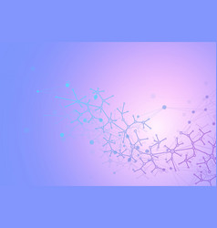 Colorful dna spirals bright Royalty Free Vector Image
