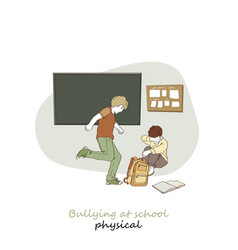 School class behavior Royalty Free Vector Image